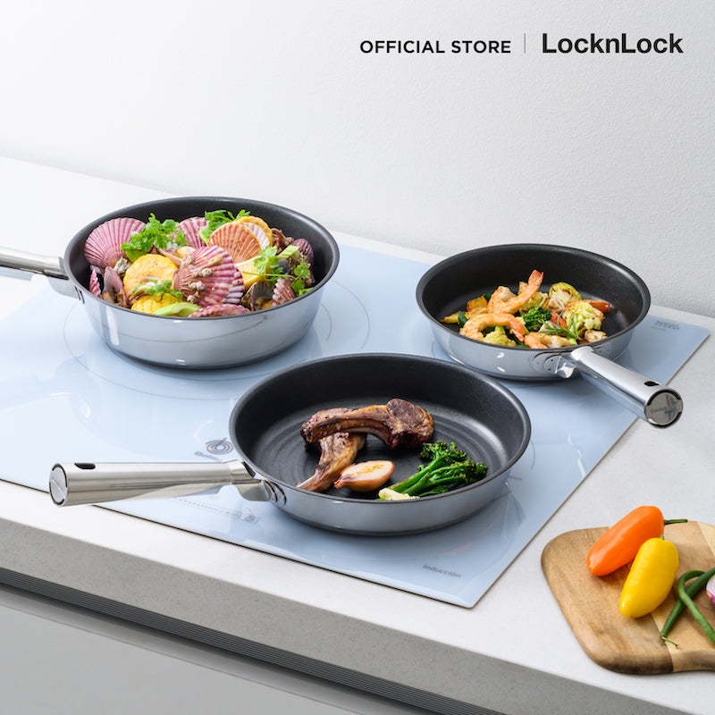 LocknLock กระทะสแตนเลส สตีล SUIT STAINLESS COOKWARE – LocknLock Thailand