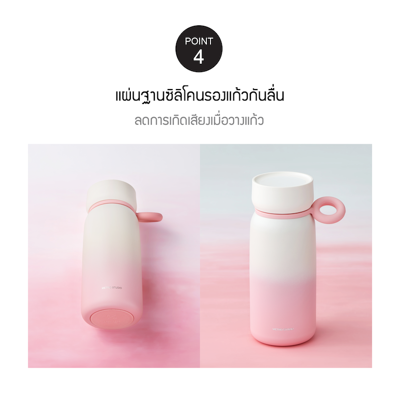 LocknLock Metro Studio Gradition Sunshine Pink 480 ml. - LHC4362PIK ...