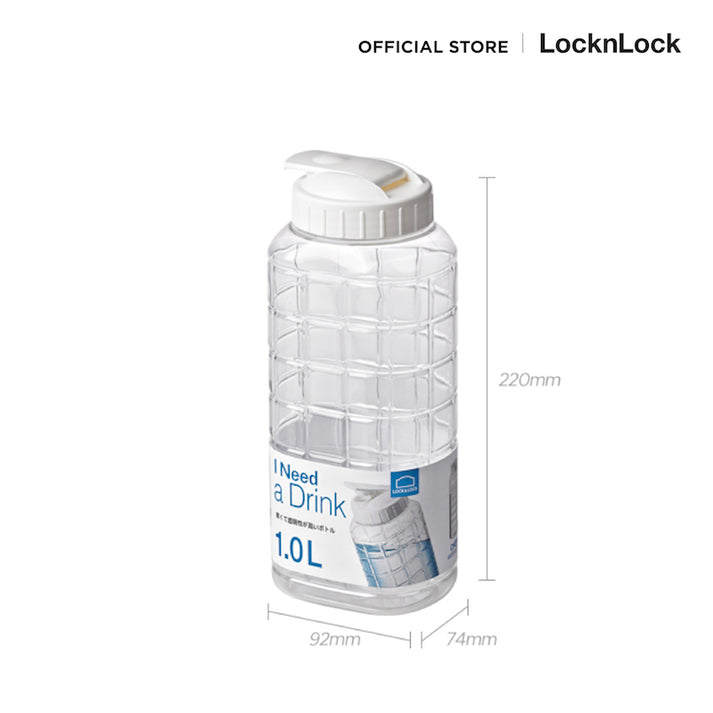 LocknLock ขวดน้ำลายตารางคลาสสิค Chess Water Bottle 1 L. - HAP810 ...