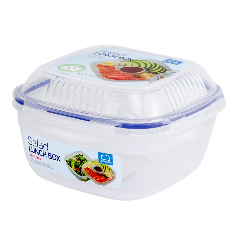 LocknLock กล่องใส่อาหาร Salad Lunch Box 1600 ml. - HSM8450T – LocknLock ...