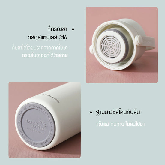 กระบอกน้ำเก็บอุณหภูมิ Wanna Be Tumbler Carry 450ml. รุ่น LHC4246 ...