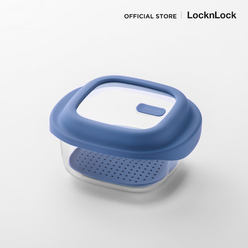 LocknLock กล่องแก้วถนอมอาหาร สไตล์น่ารัก SIMPLE COOK 1,500 ml. - LNG48 ...