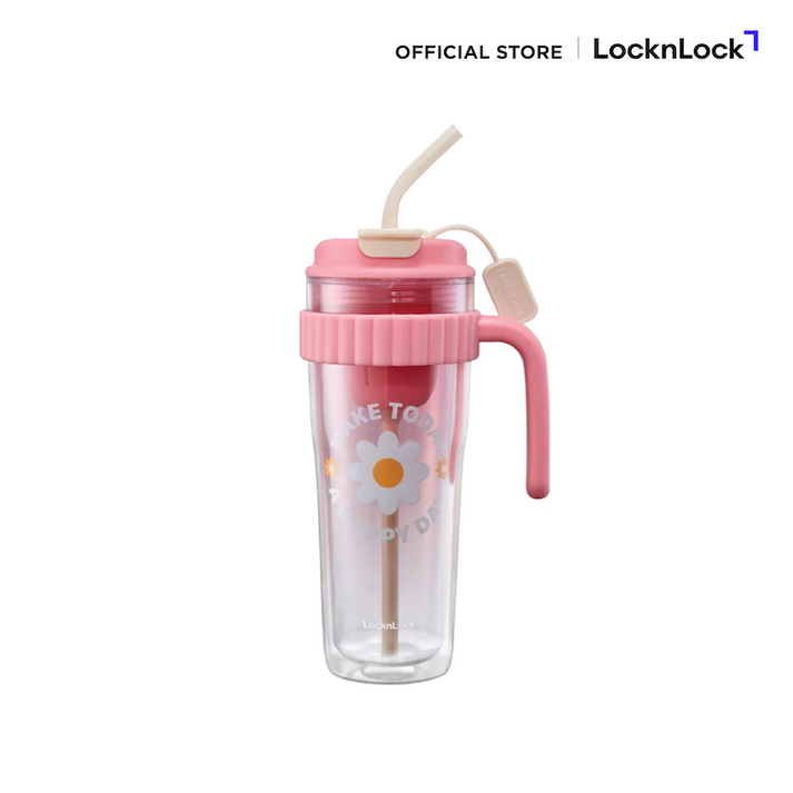 LocknLock แก้วน้ำพลาสติก 2 ชั้น SPRING COLD CUP 890 ML - HAP538 ...