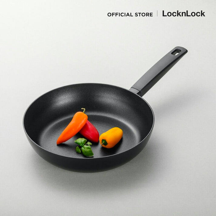LocknLock กระทะเคลือบ Non-stick ขนาด 28 cm. The Black IH Frypan - LTB1 – LocknLock Thailand