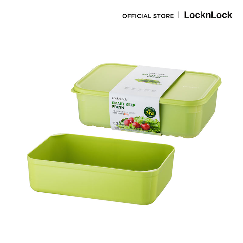 LocknLock กล่องพลาสติกถนอมอาหาร Smart Keep Fresh Container ความจุ 3.2 ...