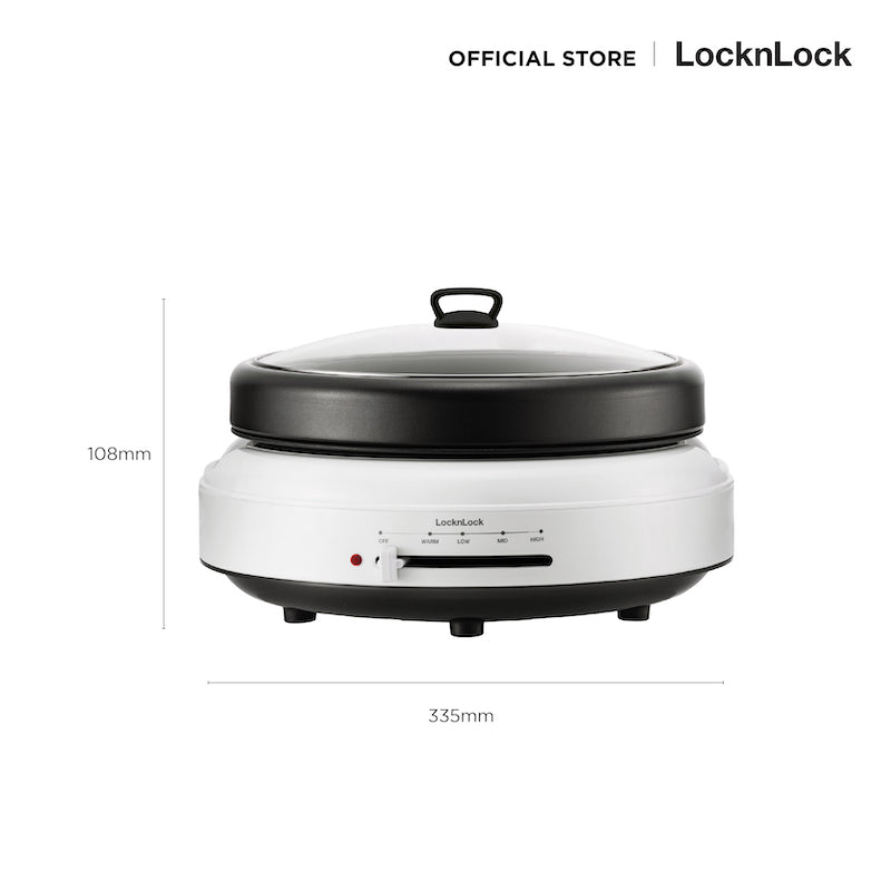 LocknLock Grill & Hot Pot 4 L. - EJP548WHT – LocknLock Thailand