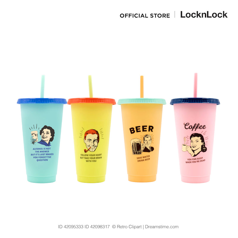 LocknLock แก้วน้ำ Color Change Cup 4 - HAP007S4 – LocknLock Thailand