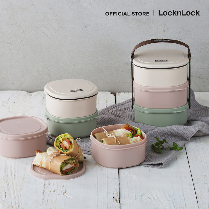 LocknLock ปิ่นโต Mini 3-Tier Lunch Box - HPL771 – LocknLock Thailand