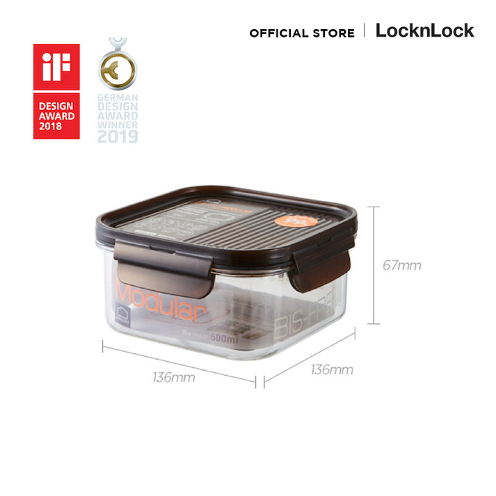 LocknLock Bisfree Modular 600 ml. - LBF451 – LocknLock Thailand