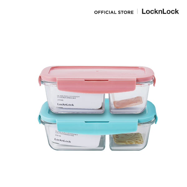 กล่องแก้วใส่อาหาร LocknLock Glass Food Container 510 ml. รุ่น LCB425C ...